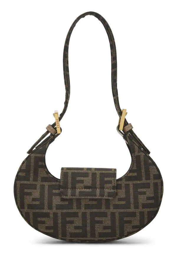 Fendi Zucca Canvas Cookie Hobo