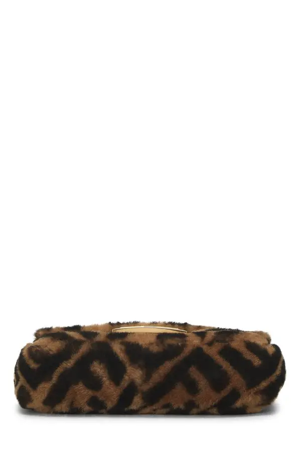 Fendi Shearling Convertible Baguette