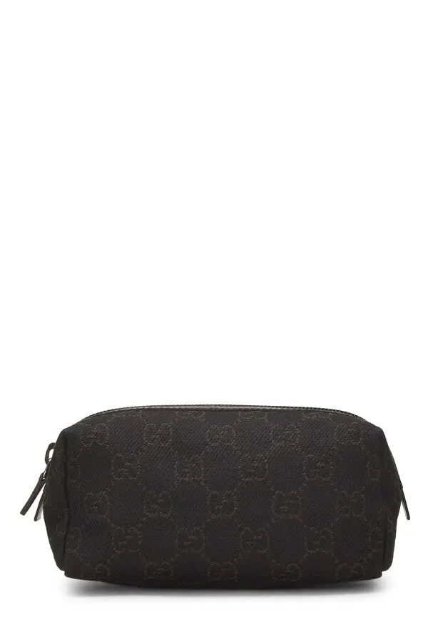 Gucci Gg Supreme Canvas Cosmetic Pouch - Brown