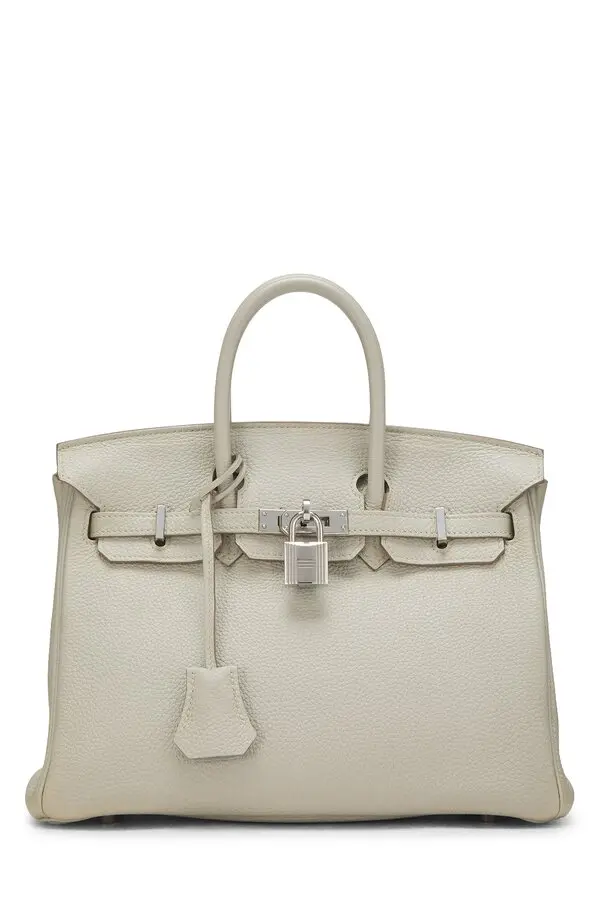 Hermès Gris Perle Togo Birkin 25 - Grey Pearl