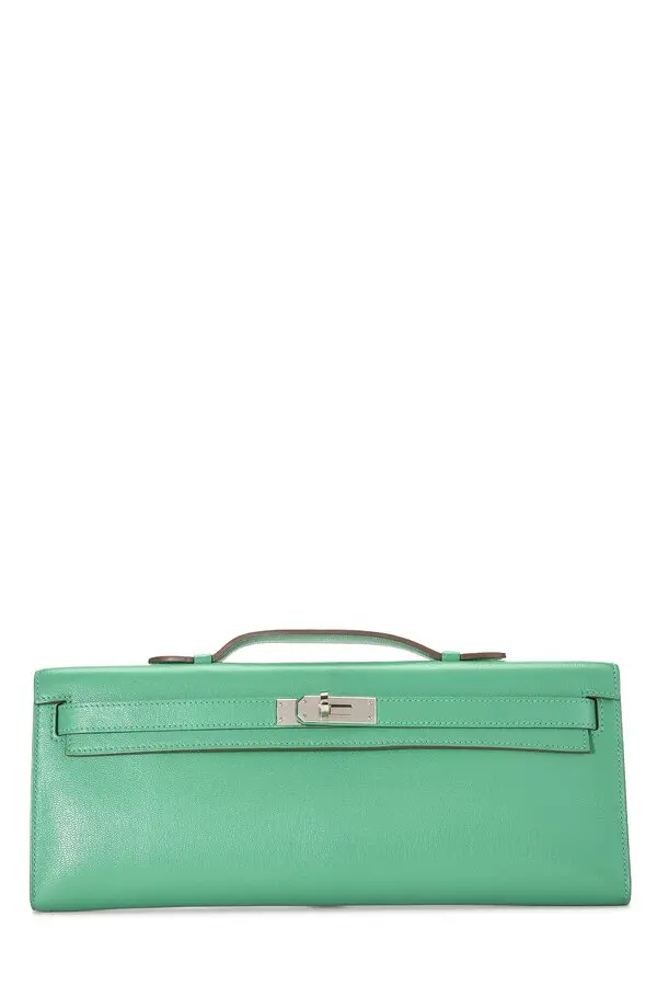 Hermès Kelly Cut Clutch - Green