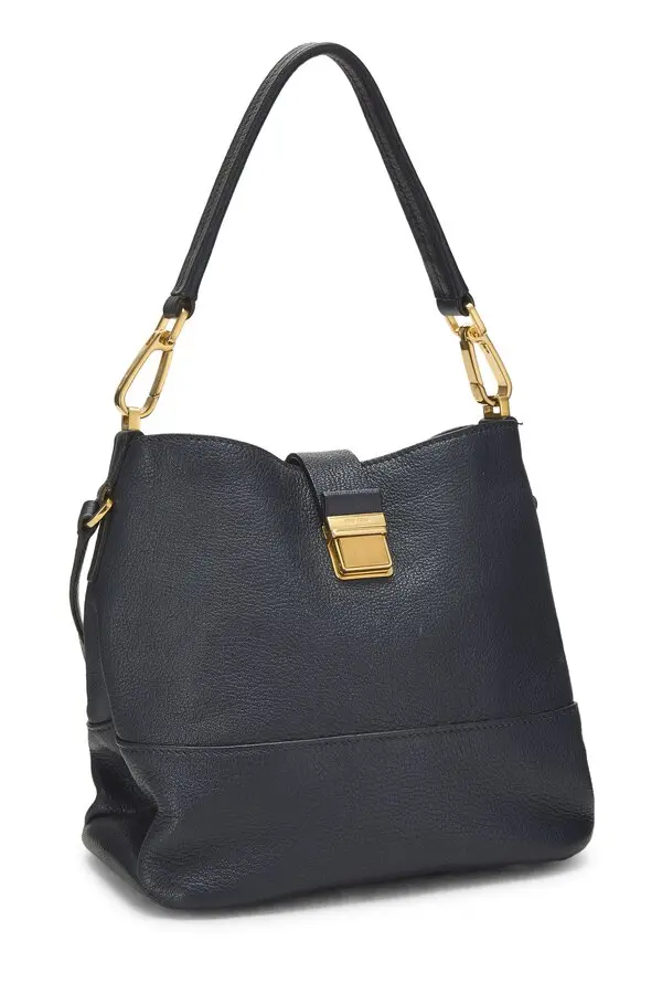 Miu Miu Grained Leather Convertible Handbag