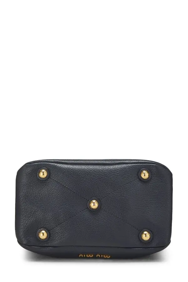 Miu Miu Grained Leather Convertible Handbag