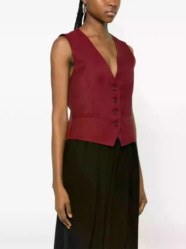 P.a.r.o.s.h Buttoned V-neck Gilet