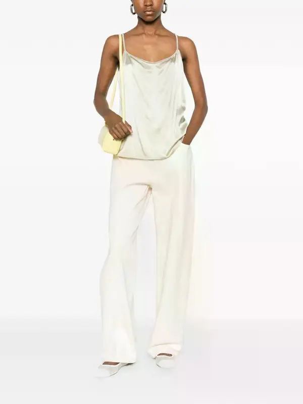 PANICALE Strap Blouse - Neutrals