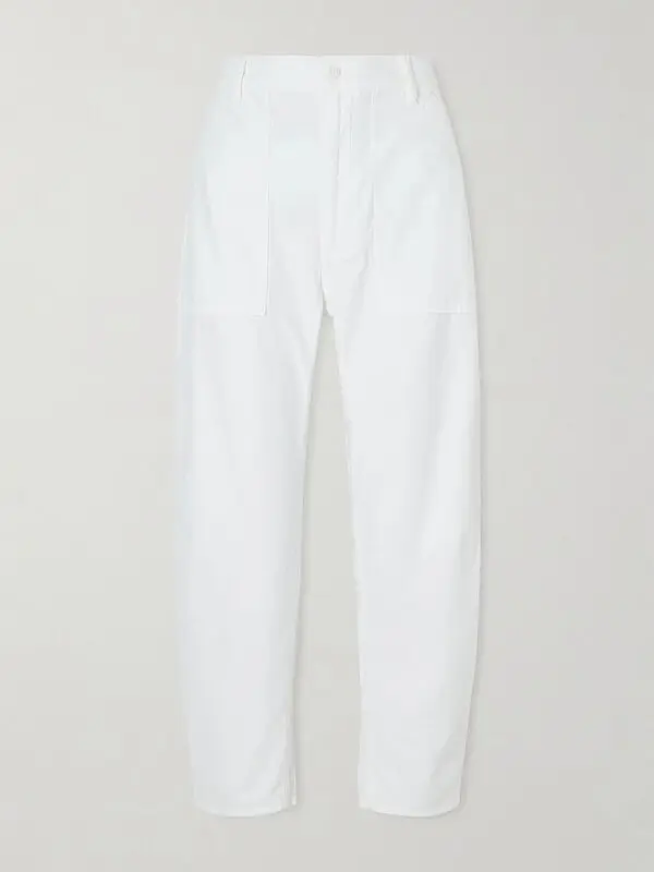 Polo Ralph Lauren Ricky Cotton Tapered Pants - White