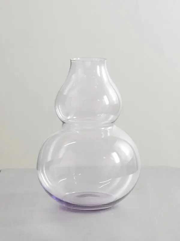 LOBMEYR Flower Crystal Glass Vase - Neutrals
