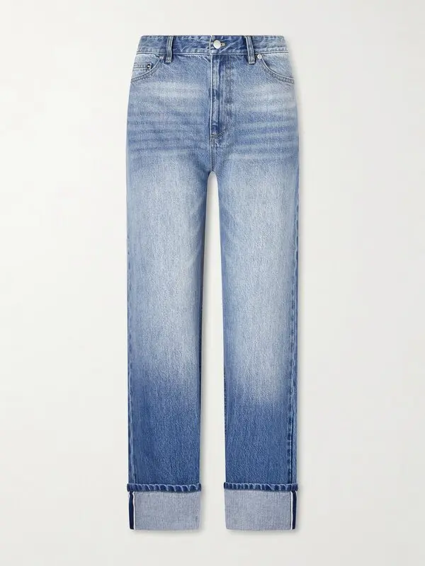 Tibi Alec Low-rise Straight-leg Selvedge Jeans