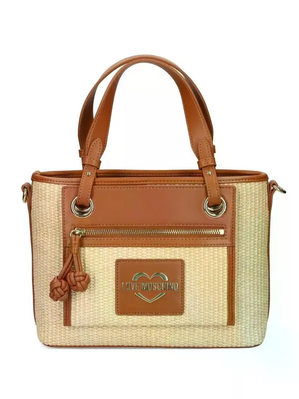 Moschino Tote Bag With Contrasting Trim