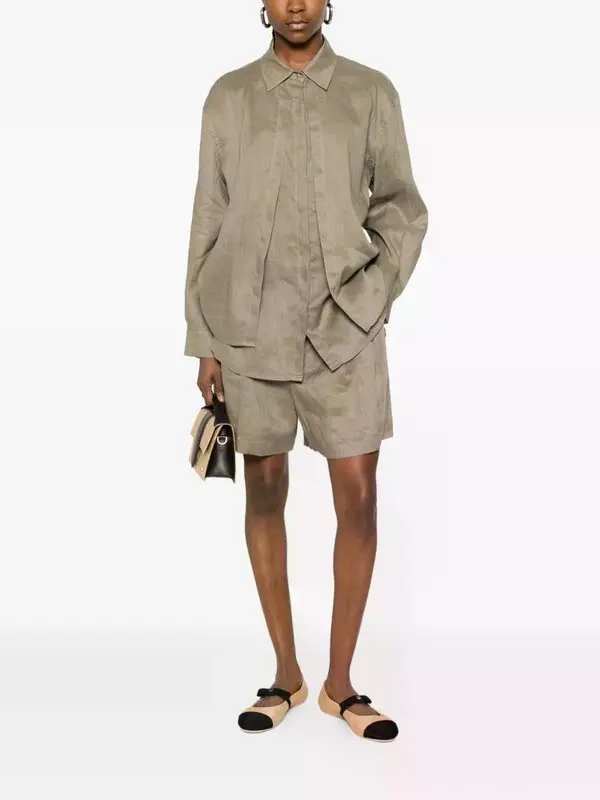 ELEH Pleated Regular Fit Shorts