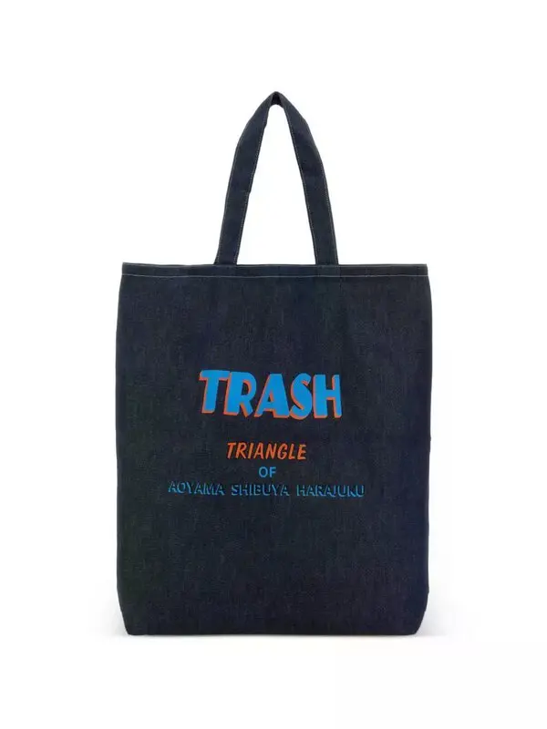 Needles Large Denim Tote Bag - Blue