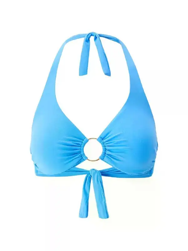 Melissa Odabash Brussels Ring Tie Bikini Top - Blue