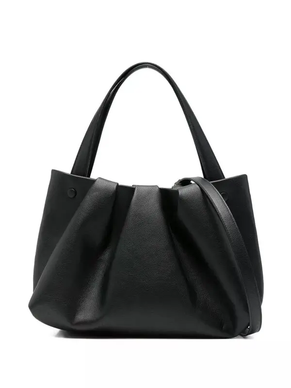 THEMOIRE Pleated Tote - Black