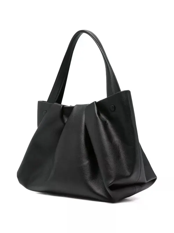 THEMOIRE Pleated Tote - Black