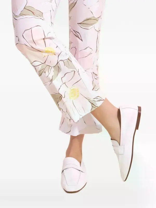 Avenue Montaigne Leo Floral Flared-leg Trousers