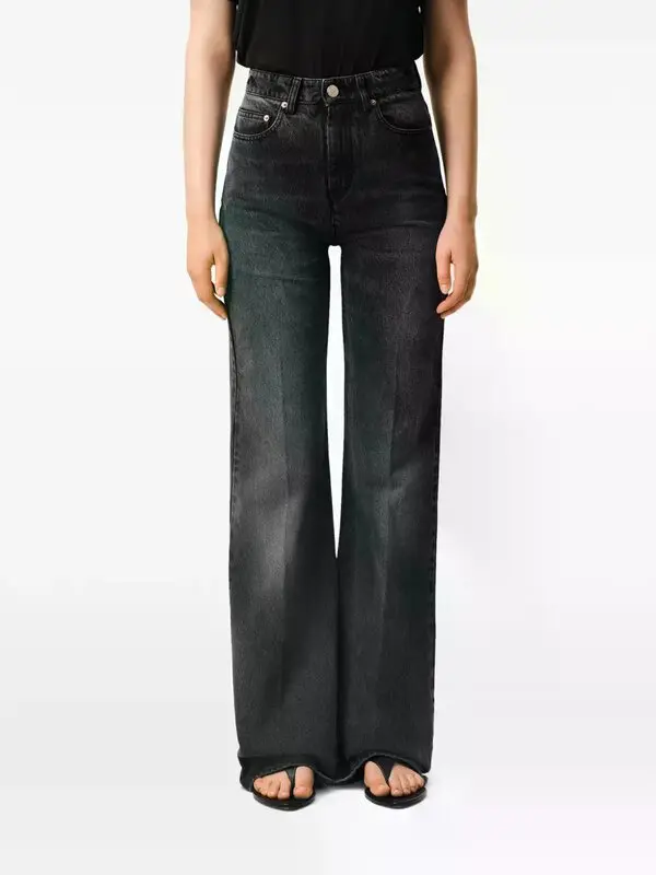 AMI Paris High-waist Flared Jeans