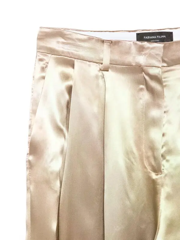 Fabiana Filippi Pleated Wide Leg Trousers