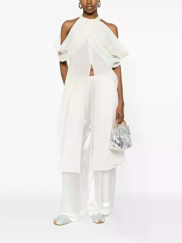 ELEH Draped Halterneck Top