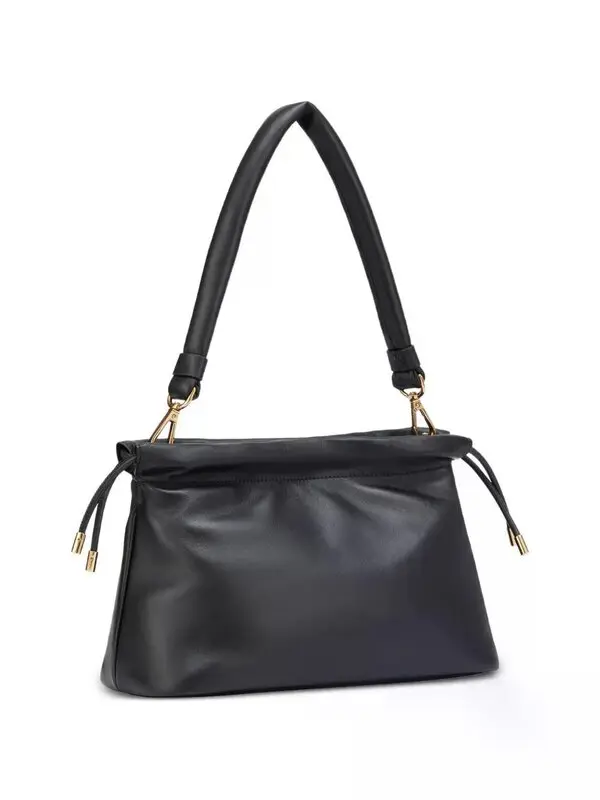 POTAMY Drawstring Leather Shoulder Bag