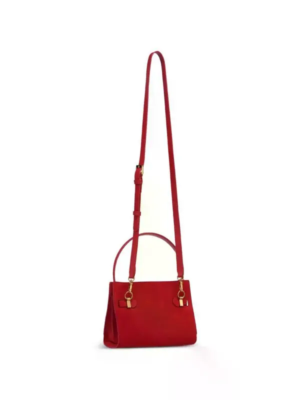 POTAMY Square-buckle Leather Mini Bag