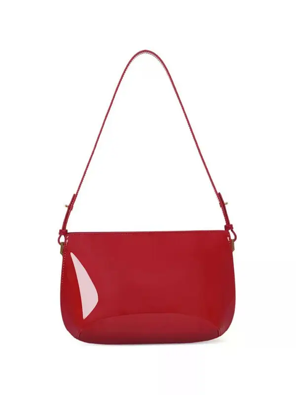 POTAMY Patent Leather Shoulder Bag - Red
