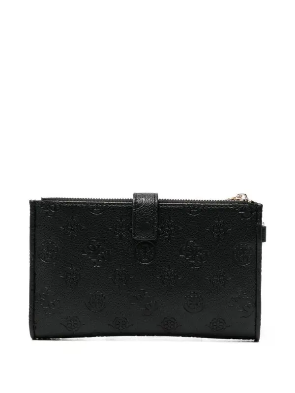 Guess Embossed-logo Zip-roundwallet