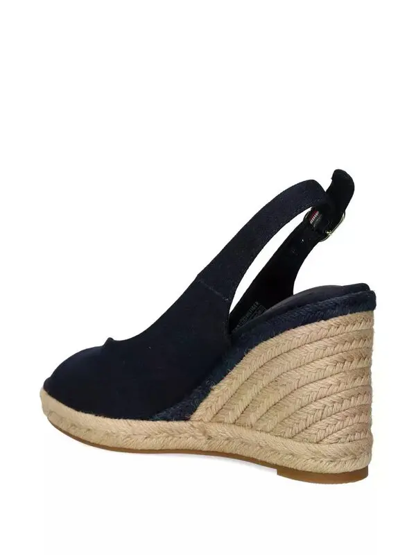 Tommy Hilfiger Logo-embroidered Wedge Espadrilles