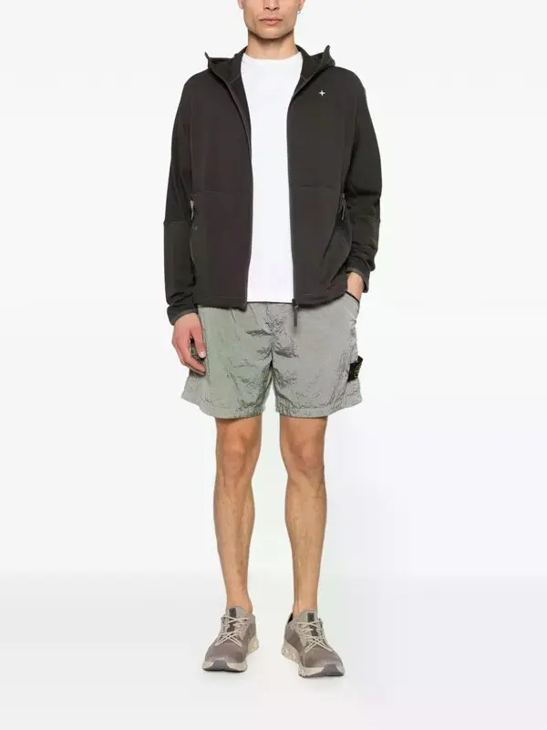 Stone Island Zip-pocket Shorts - Grey