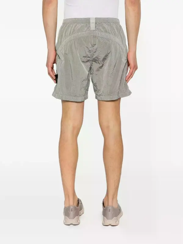 Stone Island Zip-pocket Shorts - Grey
