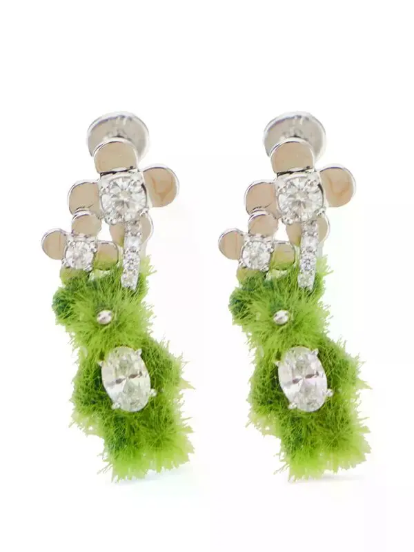YVMIN Flower Earrings - Silver