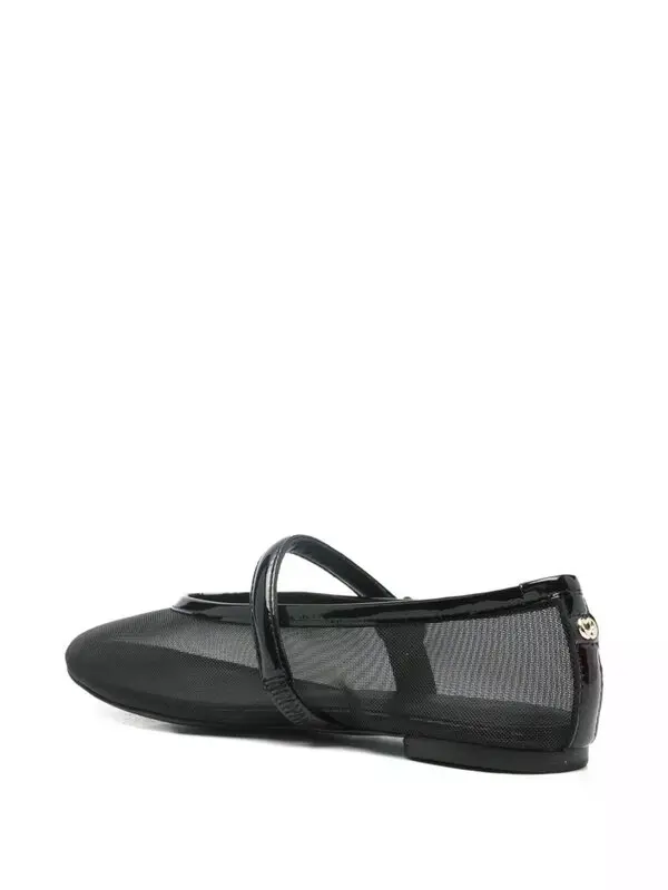 Maje T-strap Heart Ballet Flats