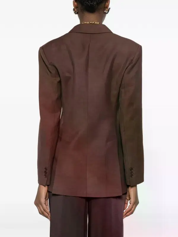 P.a.r.o.s.h Double-breasted Blazer - Brown