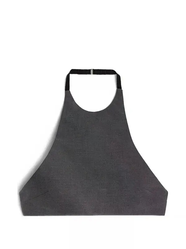 JIL SANDER Poplin Halter Top