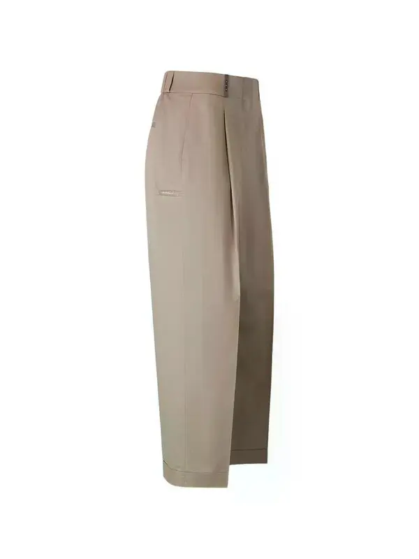 Peserico Pleated Cuffed-hem Trousers