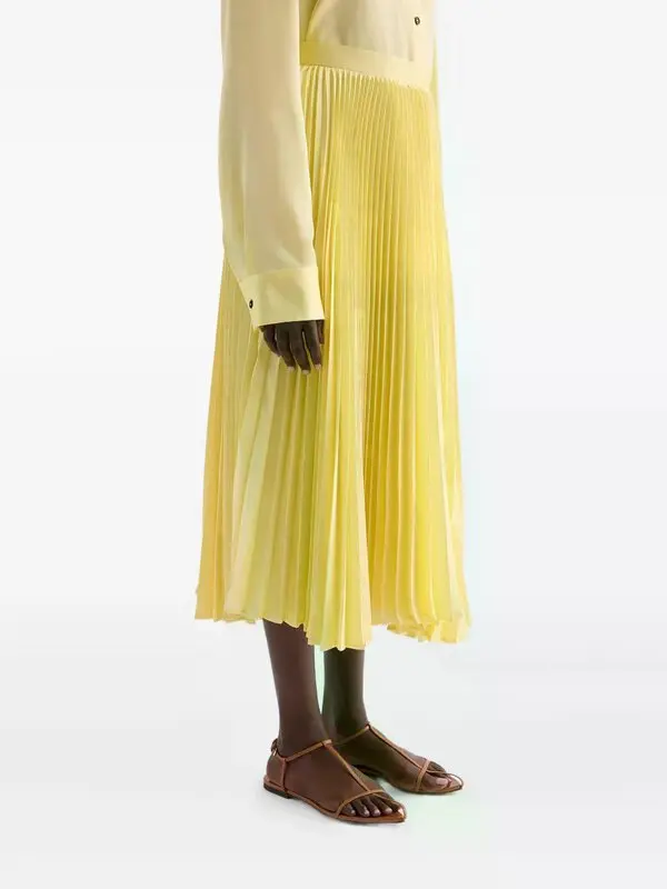 JIL SANDER Pleated Midi Skirt