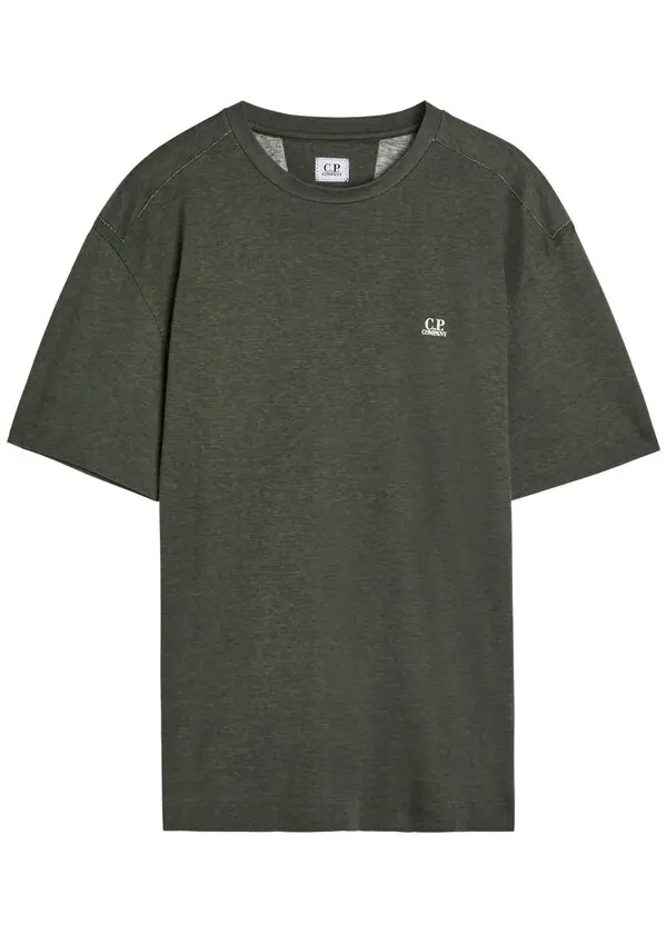 C.P. COMPANY Logo-print Cotton T-shirt