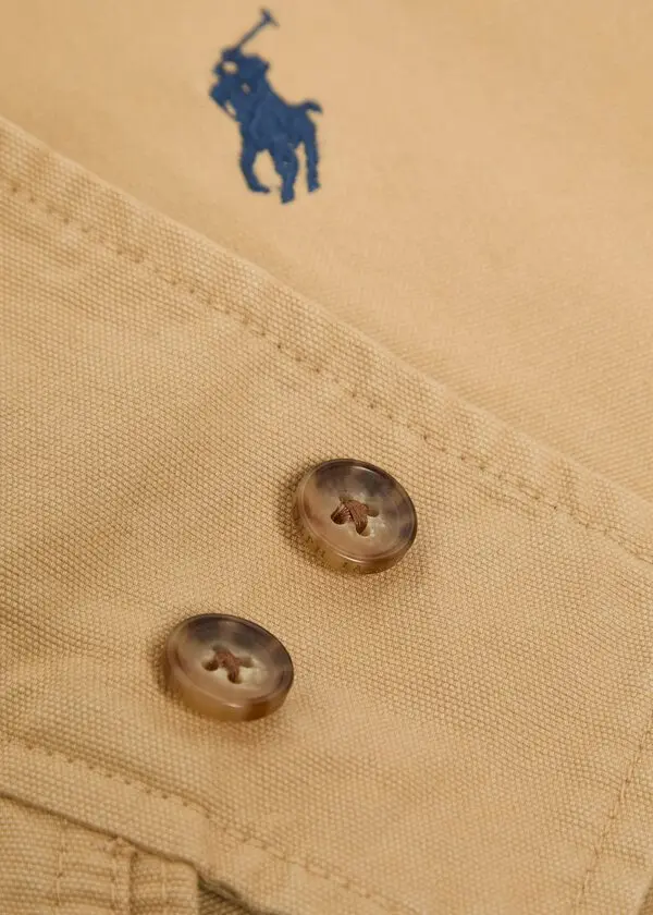 Polo Ralph Lauren Funnel-neck Canvas Jacket - Beige