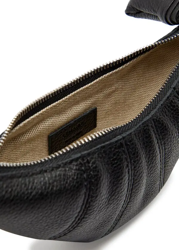 LEMAIRE Leather Cross-body Coin Purse - Black