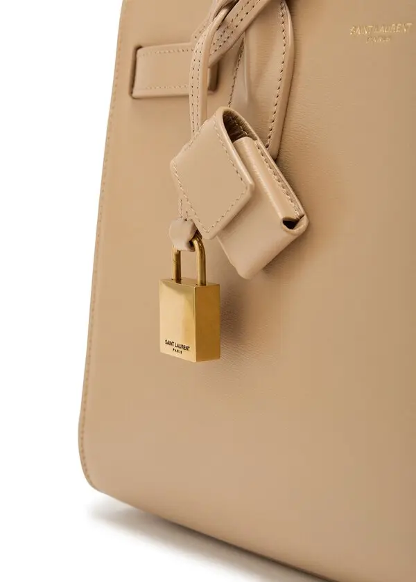 Saint Laurent Sac De Jour Top Handle Bag - Beige