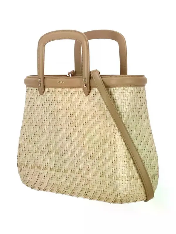Rodo Wicker Top Handle Tote Bag