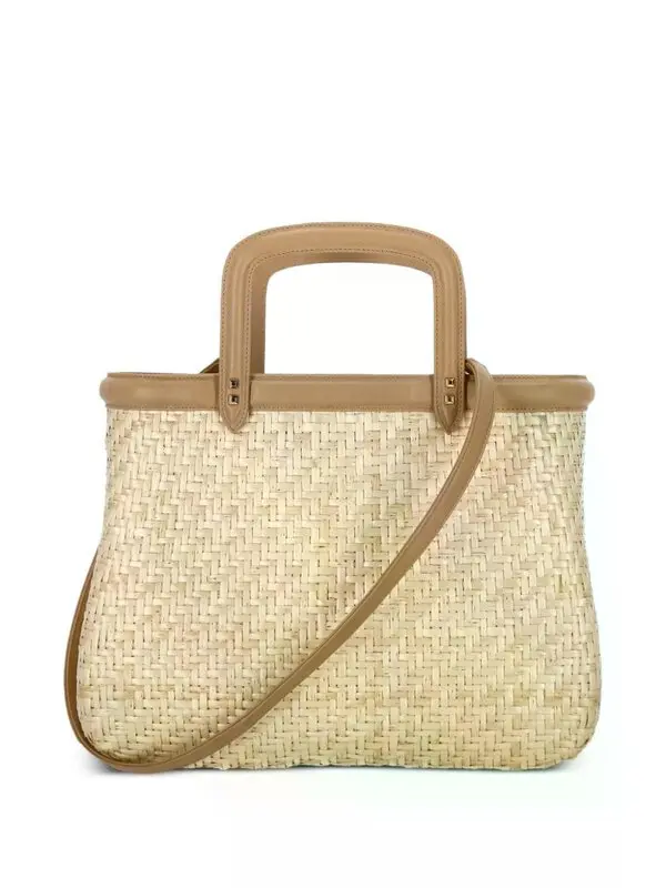 Rodo Wicker Top Handle Tote Bag
