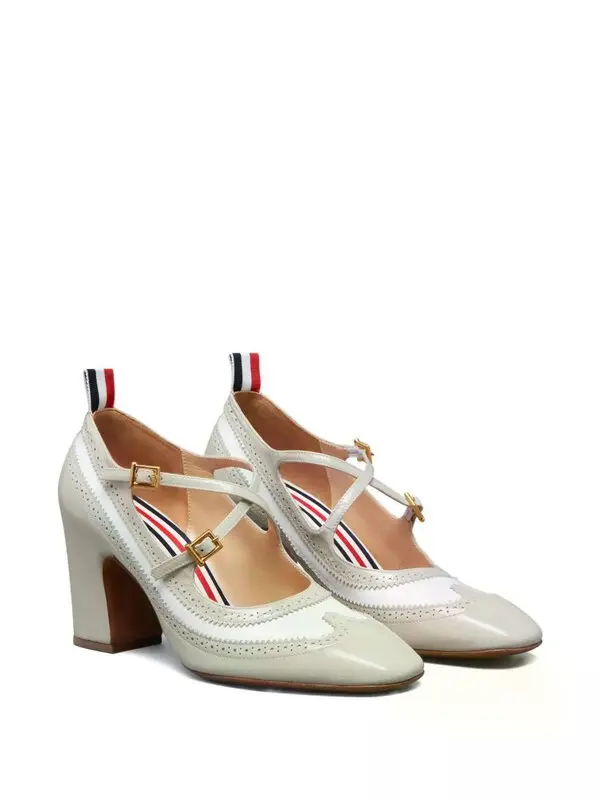 Thom Browne 75mm Criss-cross Pumps