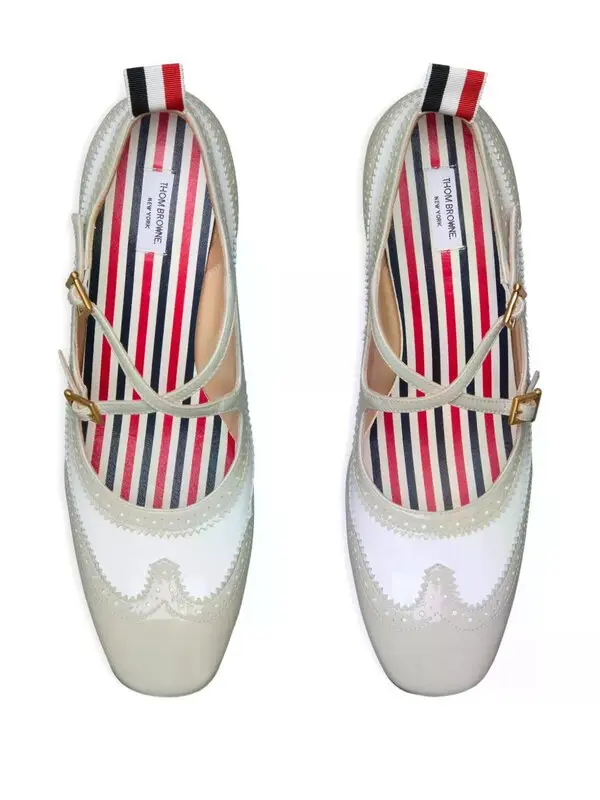 Thom Browne 75mm Criss-cross Pumps