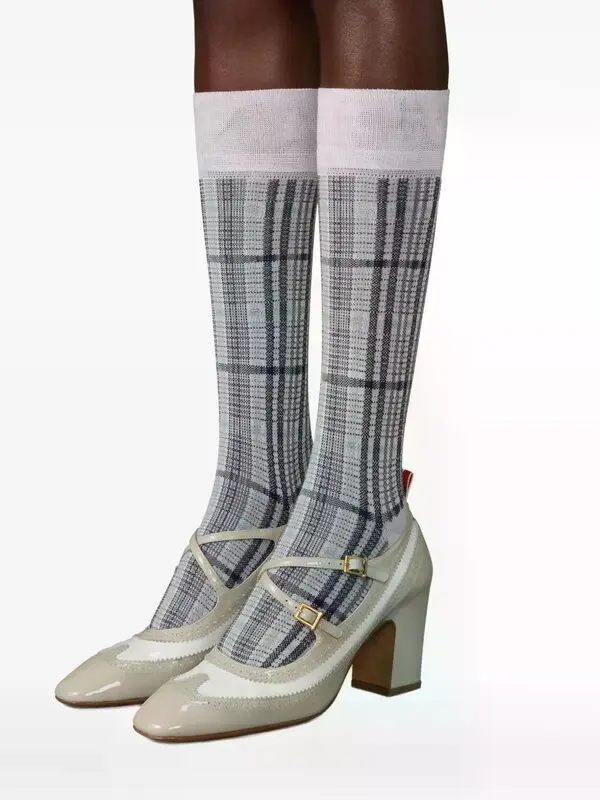 Thom Browne 75mm Criss-cross Pumps