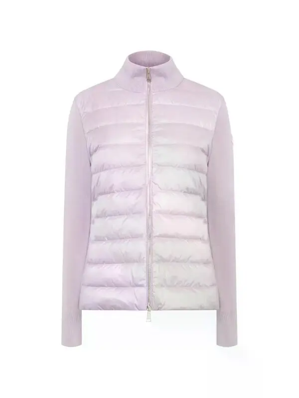 Moncler Panelled Zip-up Jacket - Purple