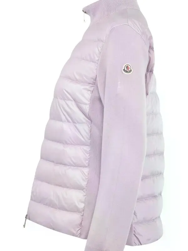 Moncler Panelled Zip-up Jacket - Purple