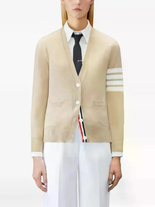 Thom Browne 4-bar Wool Cardigan