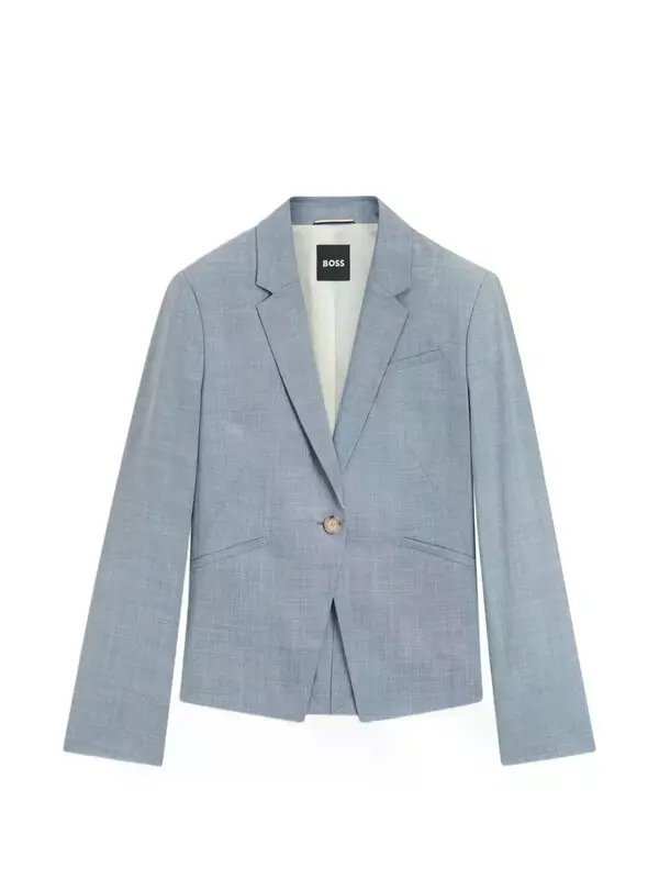BOSS Notched-lapel Single-button Blazer