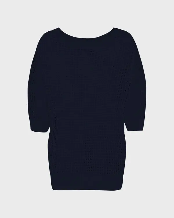 Vilebrequin Crochet Sweater Solid Pullover Linh