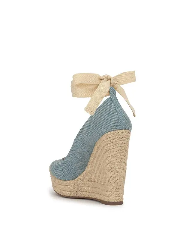 Vince Camuto Zexie Platform Wedge With Ankle Tie